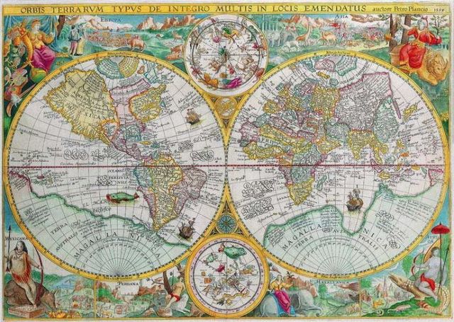 Antique maps of the world (22 photos) - Izismile.com