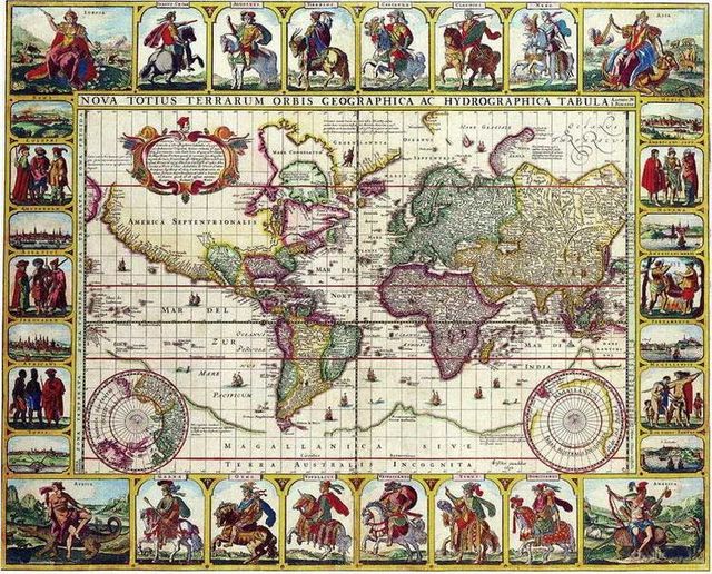 Antique maps of the world (22 photos) - Izismile.com