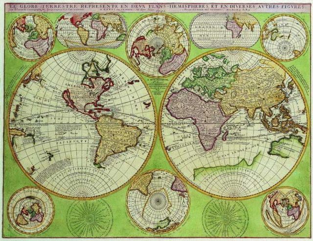 Antique maps of the world (22 photos) - Izismile.com
