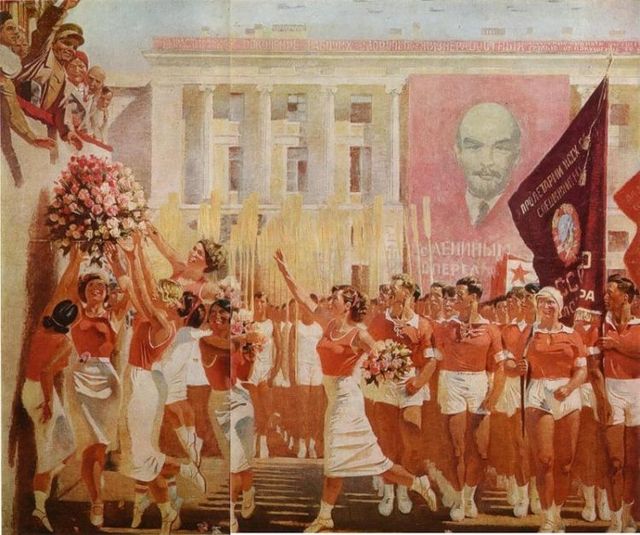 Soviet women drawn by Soviet painters (15 photos) - Izismile.com