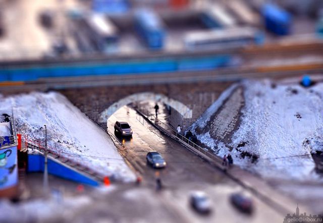 Russian city Novosibirsk with tilt-shift effect (41 pics) - Izismile.com