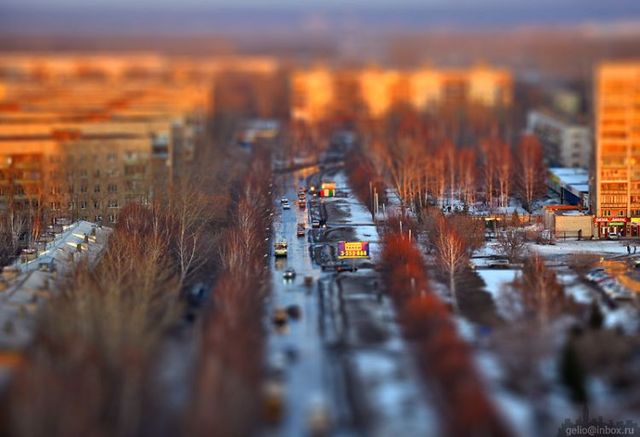 Russian city Novosibirsk with tilt-shift effect (41 pics) - Izismile.com