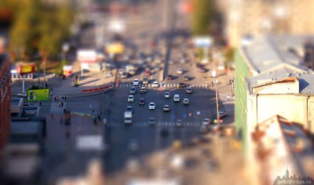 Russian city Novosibirsk with tilt-shift effect (41 pics) - Izismile.com