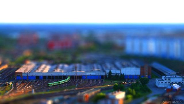 Russian city Novosibirsk with tilt-shift effect (41 pics) - Izismile.com