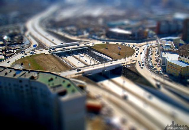 Russian city Novosibirsk with tilt-shift effect (41 pics) - Izismile.com