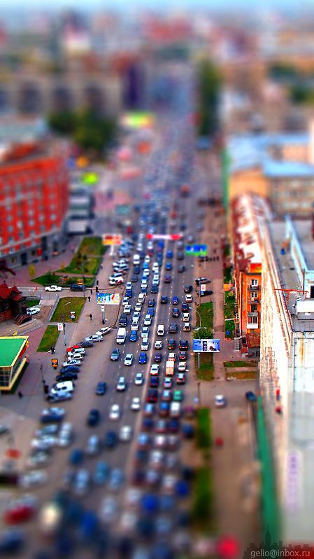 Russian city Novosibirsk with tilt-shift effect (41 pics) - Izismile.com